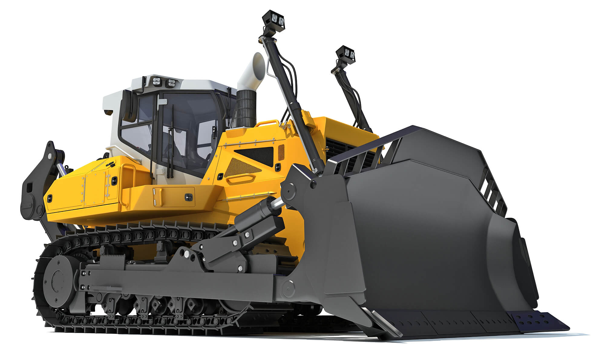 Mining Crawler Dozer - 3D Model by 3D Horse