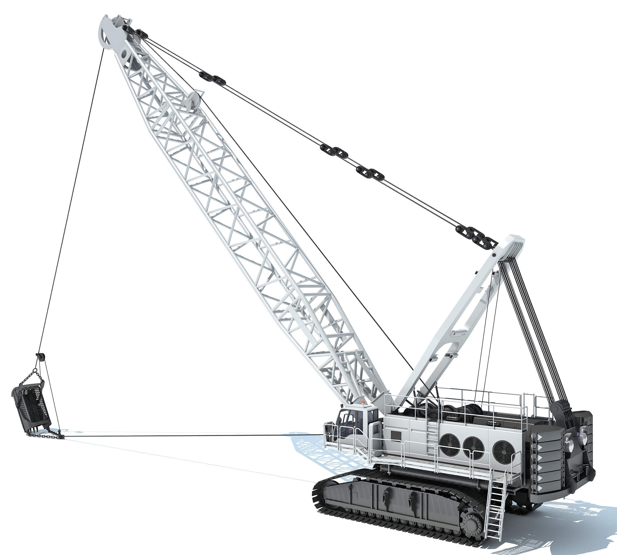 Mining Dragline Excavator - 3D Model by 3D Horse