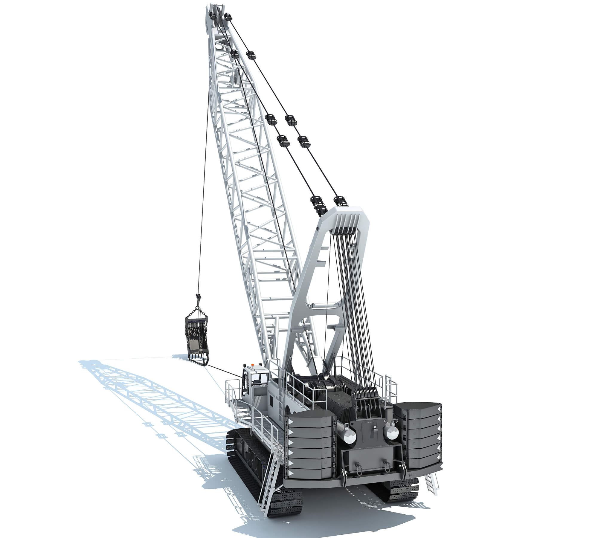Mining Dragline Excavator - 3D Model by 3D Horse
