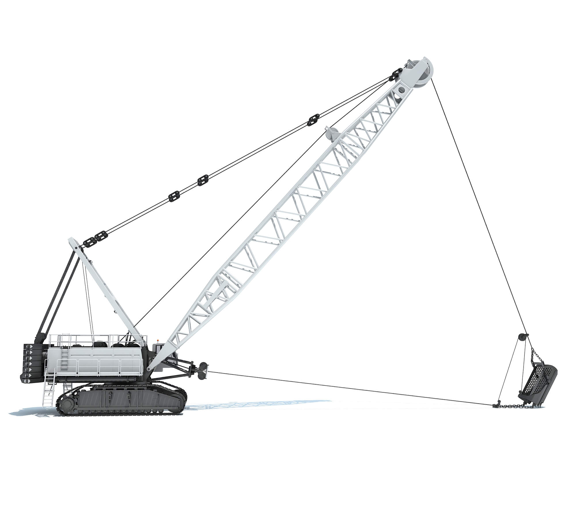 Mining Dragline Excavator - 3D Model by 3D Horse