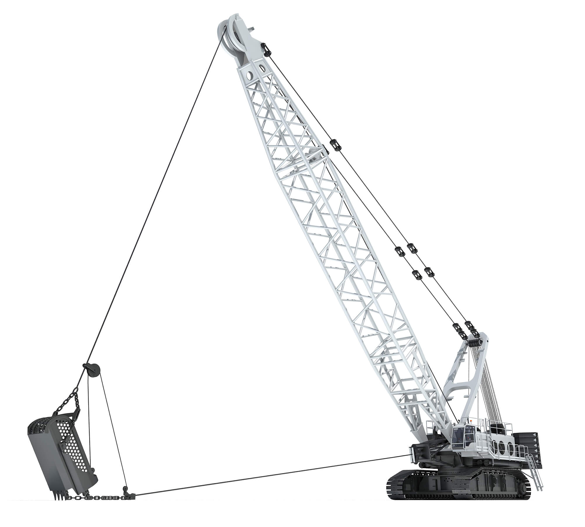 Mining Dragline Excavator - 3D Model by 3D Horse