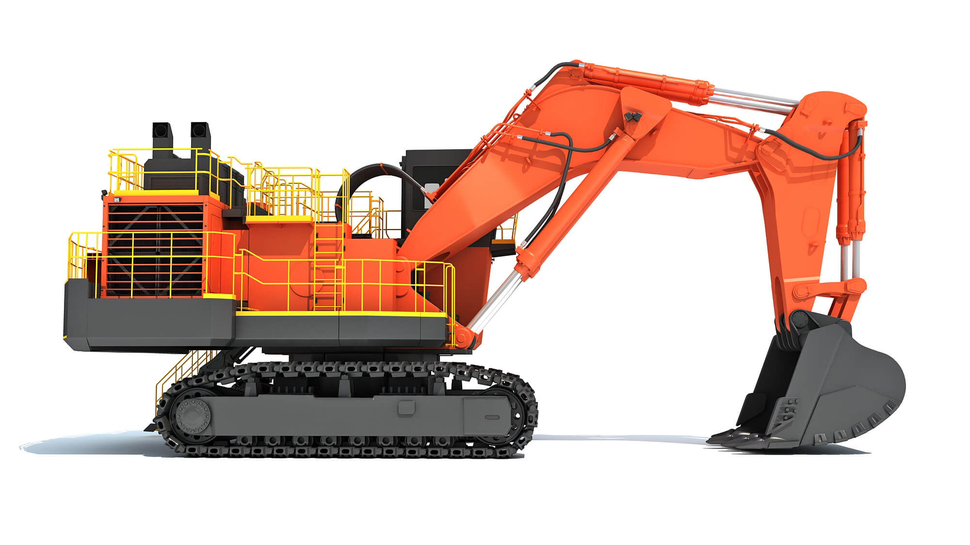 Mining Excavator Shovel - 3D Model by 3D Horse