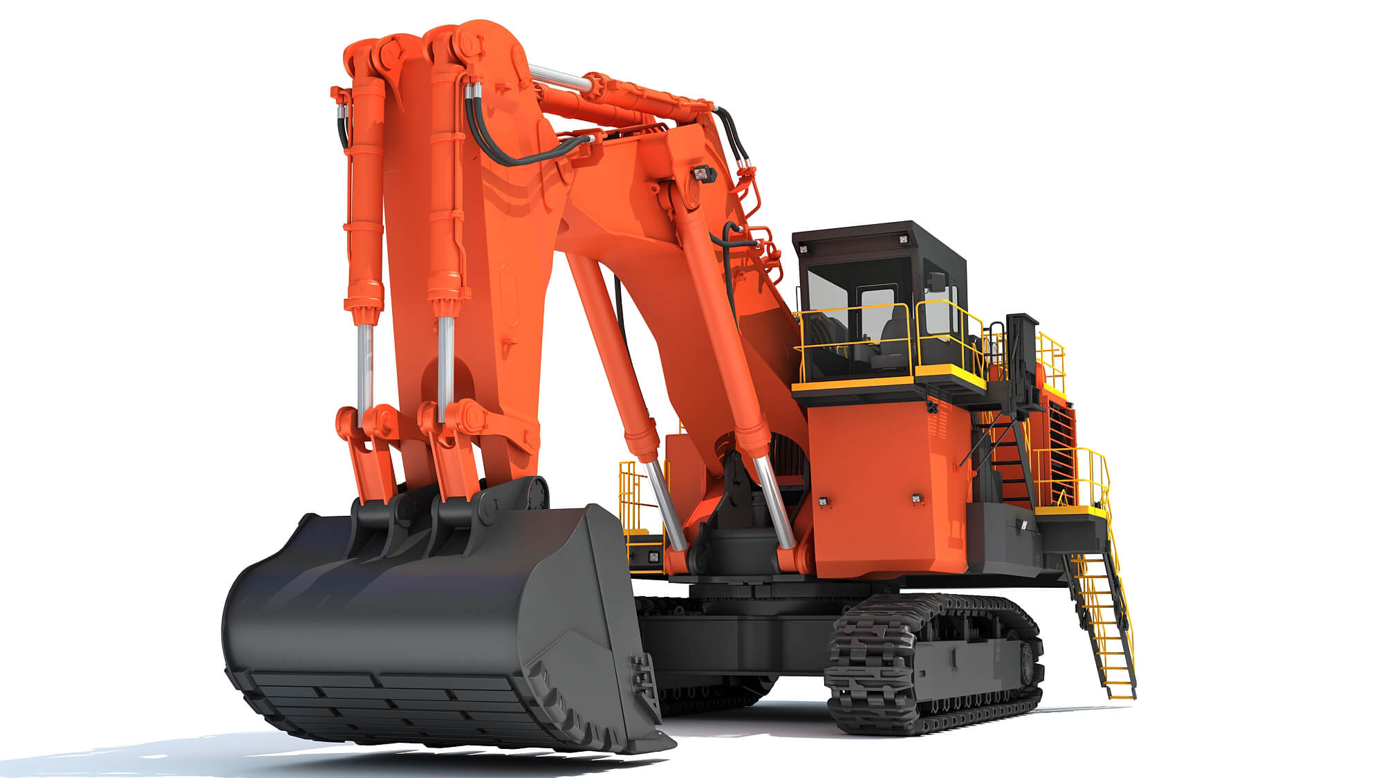 Mining Excavator Shovel - 3D Model by 3D Horse