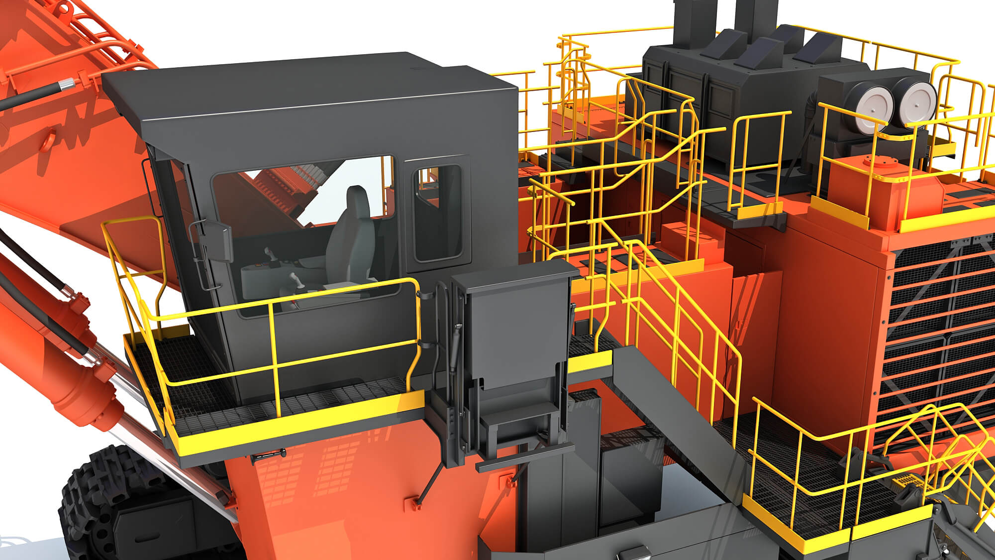 Mining Excavator Shovel - 3D Model by 3D Horse