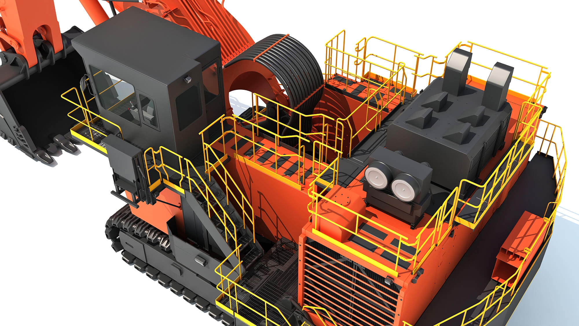 Mining Excavator Shovel - 3D Model by 3D Horse