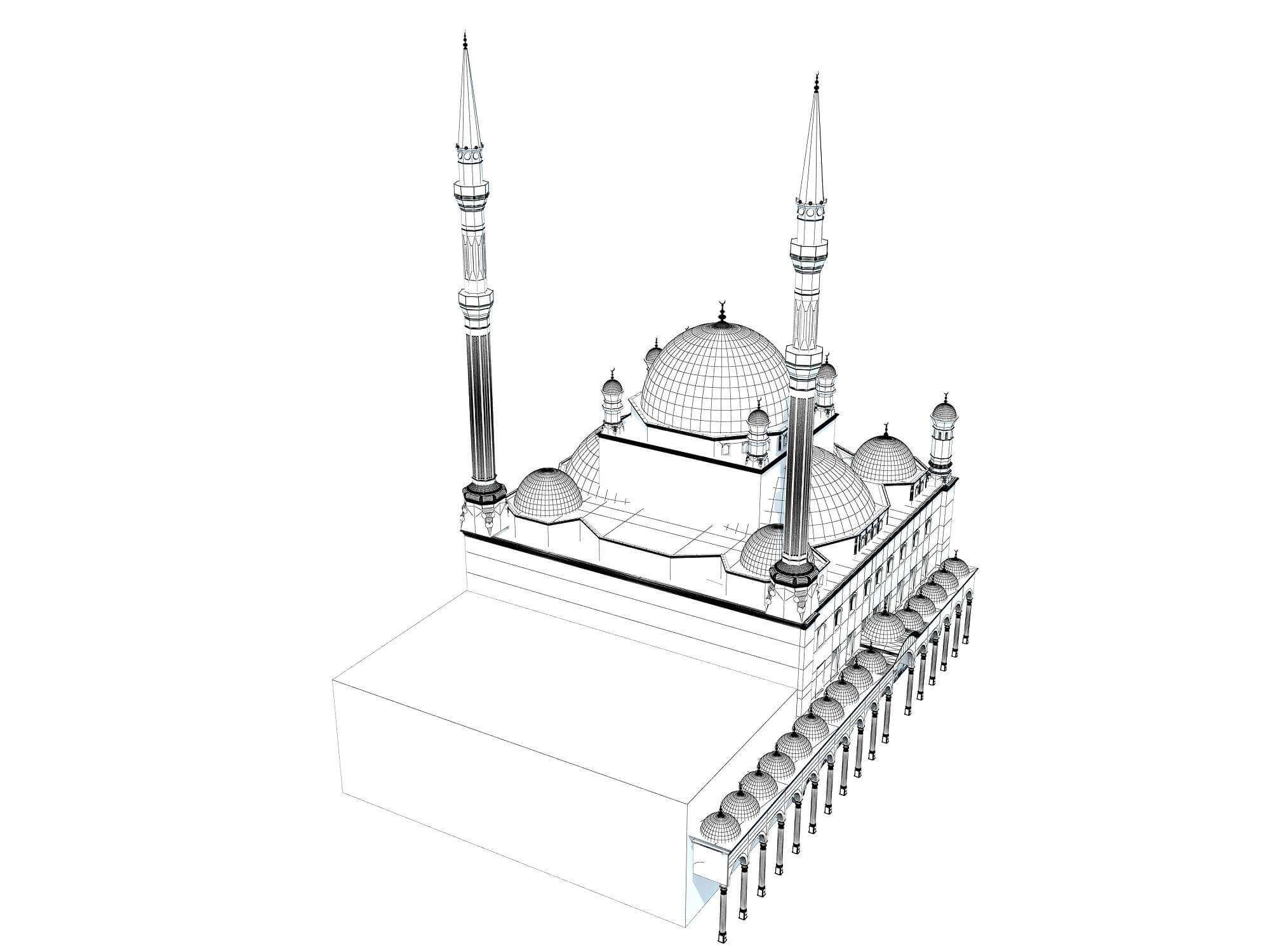 Mosque of Muhammad Ali - 3D Model by 3D Horse