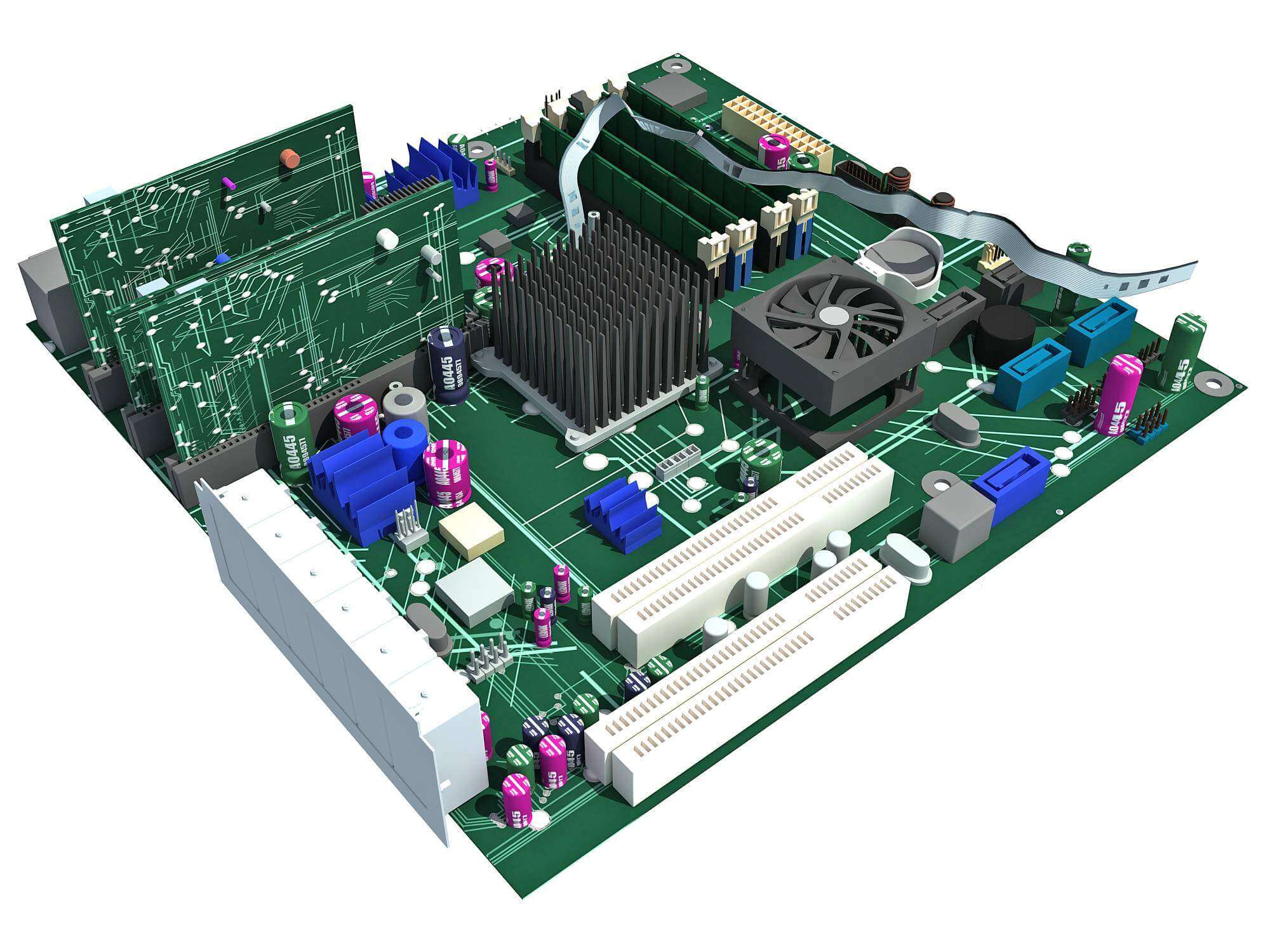 Motherboard - 3D Model by 3D Horse