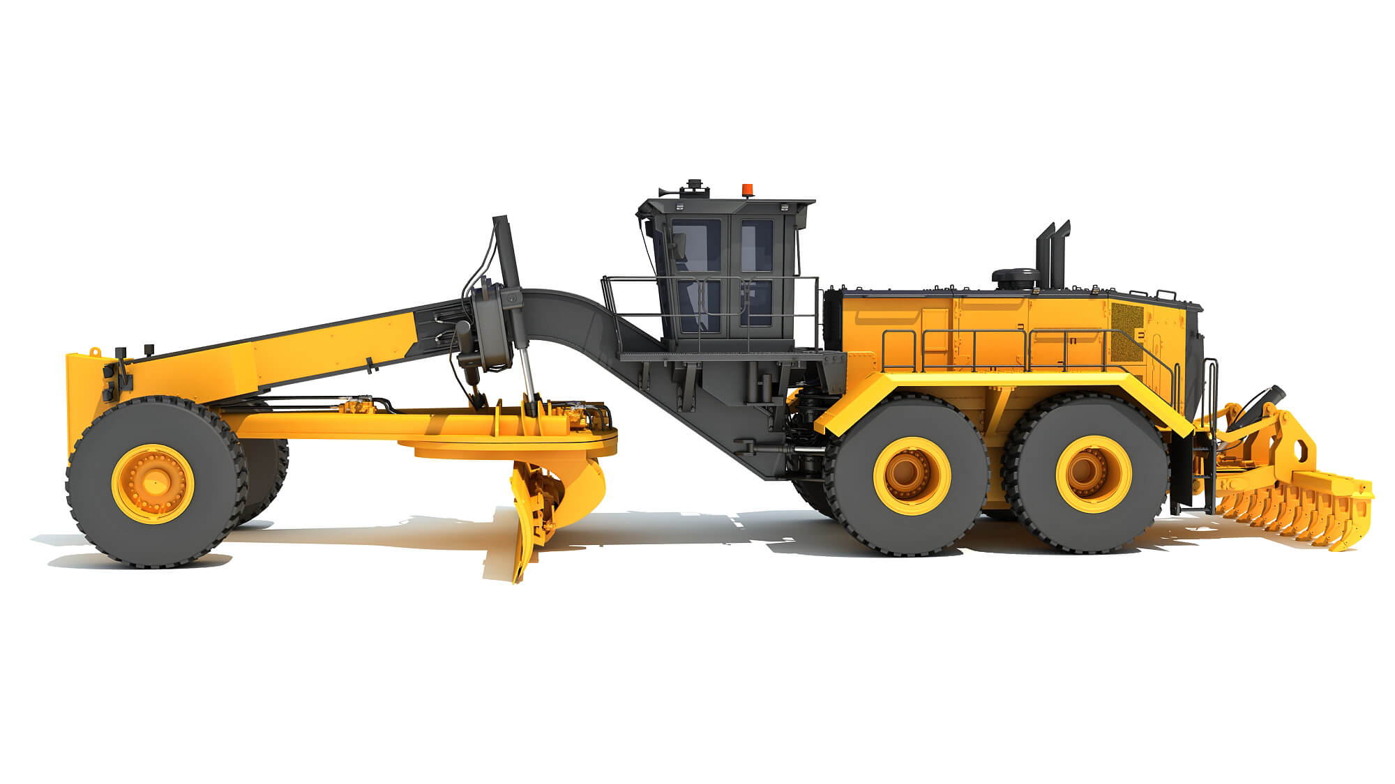 Motor Grader - 3D Model by 3D Horse