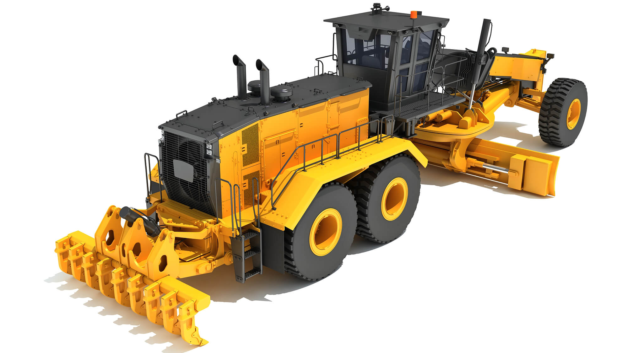 Motor Grader - 3D Model by 3D Horse