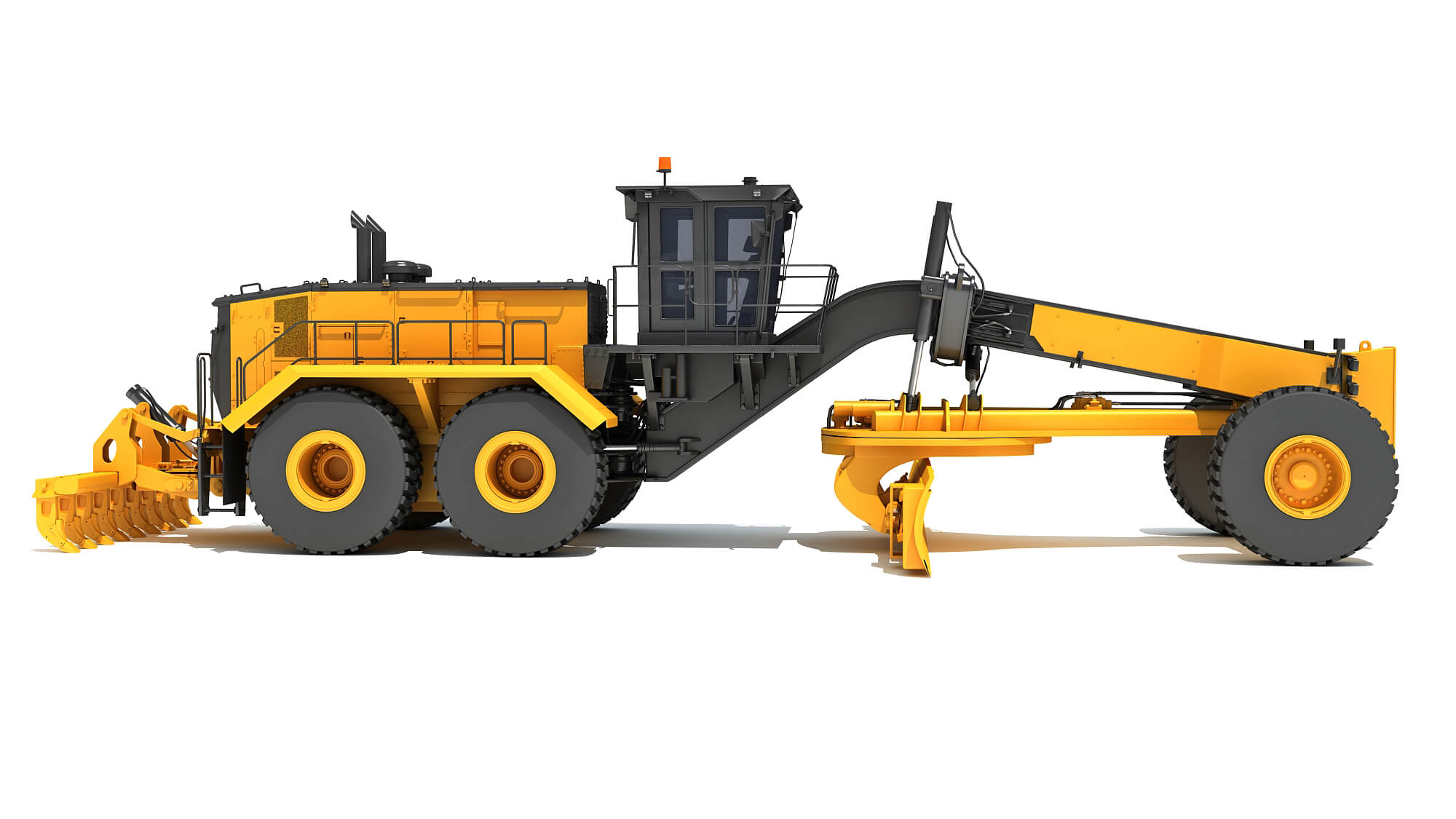 Motor Grader - 3D Model by 3D Horse