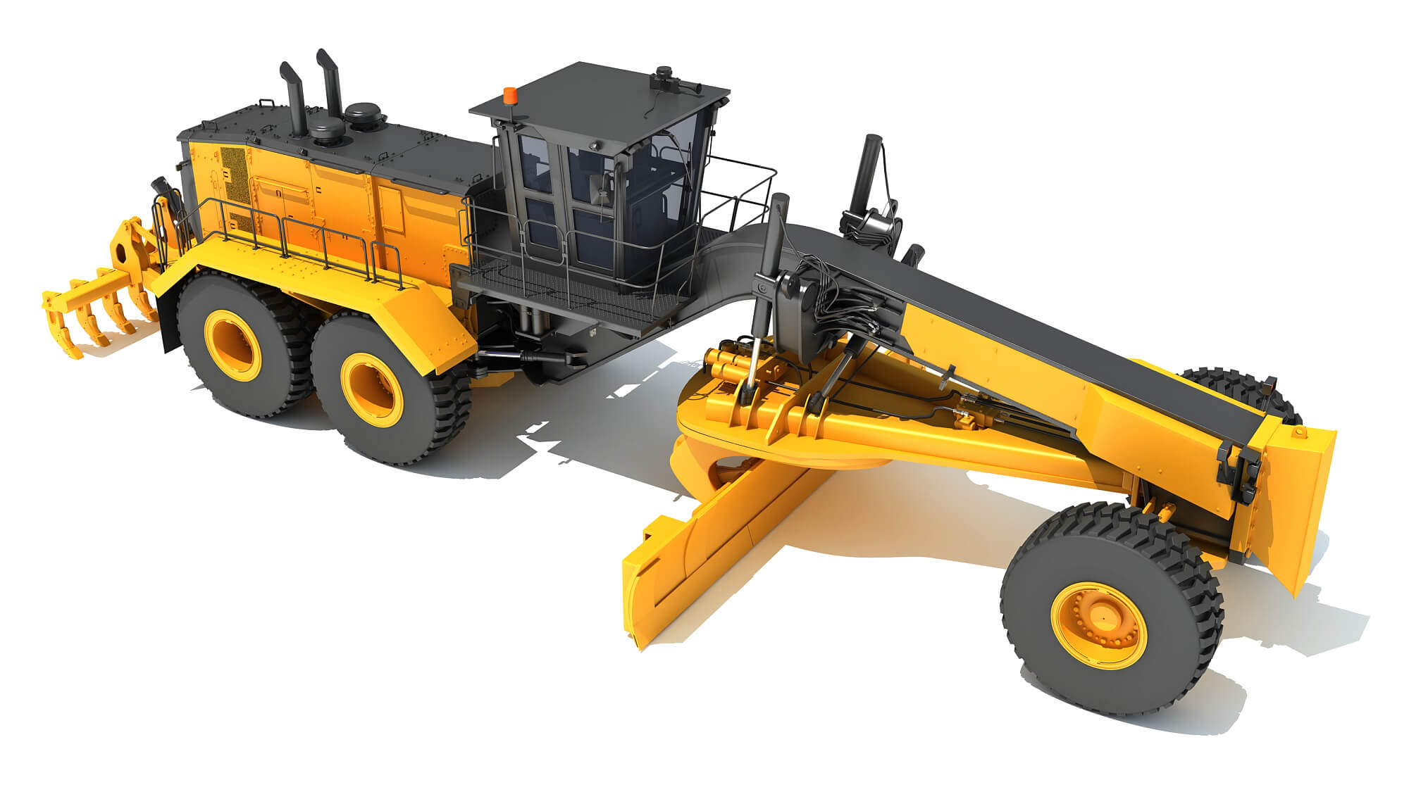 Motor Grader - 3D Model by 3D Horse