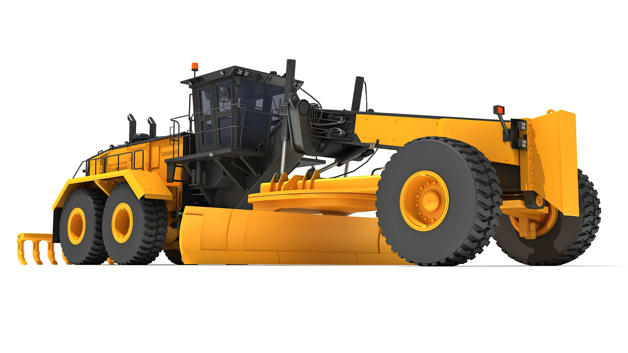 Motor Grader - 3D Model by 3D Horse