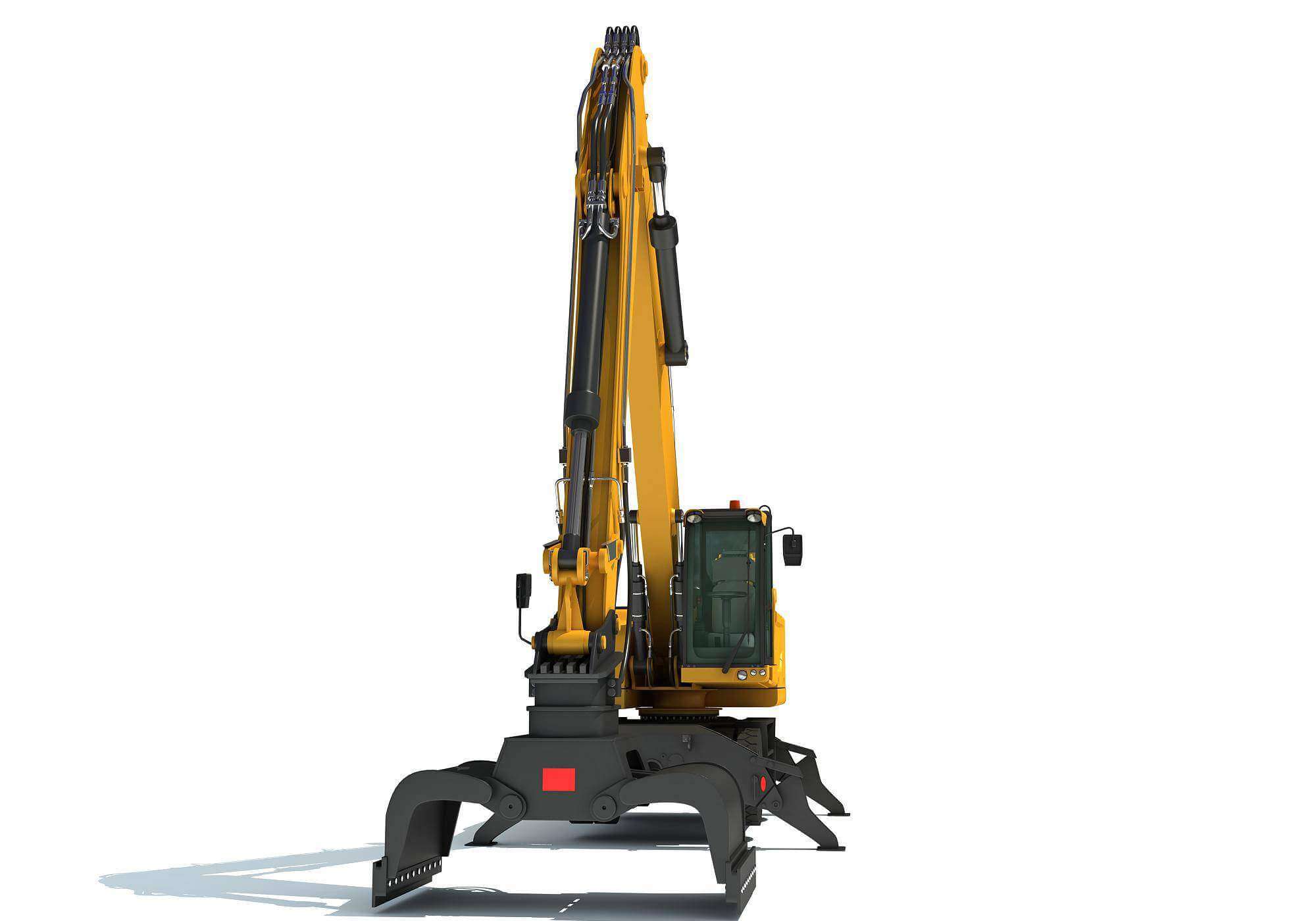 Mounted Material Handler - 3D Model by 3D Horse