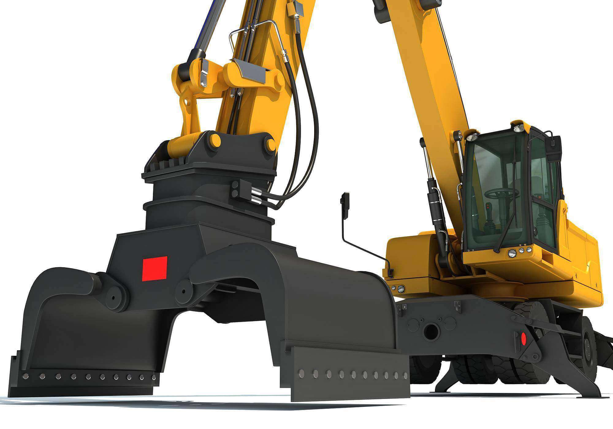 Mounted Material Handler - 3D Model by 3D Horse