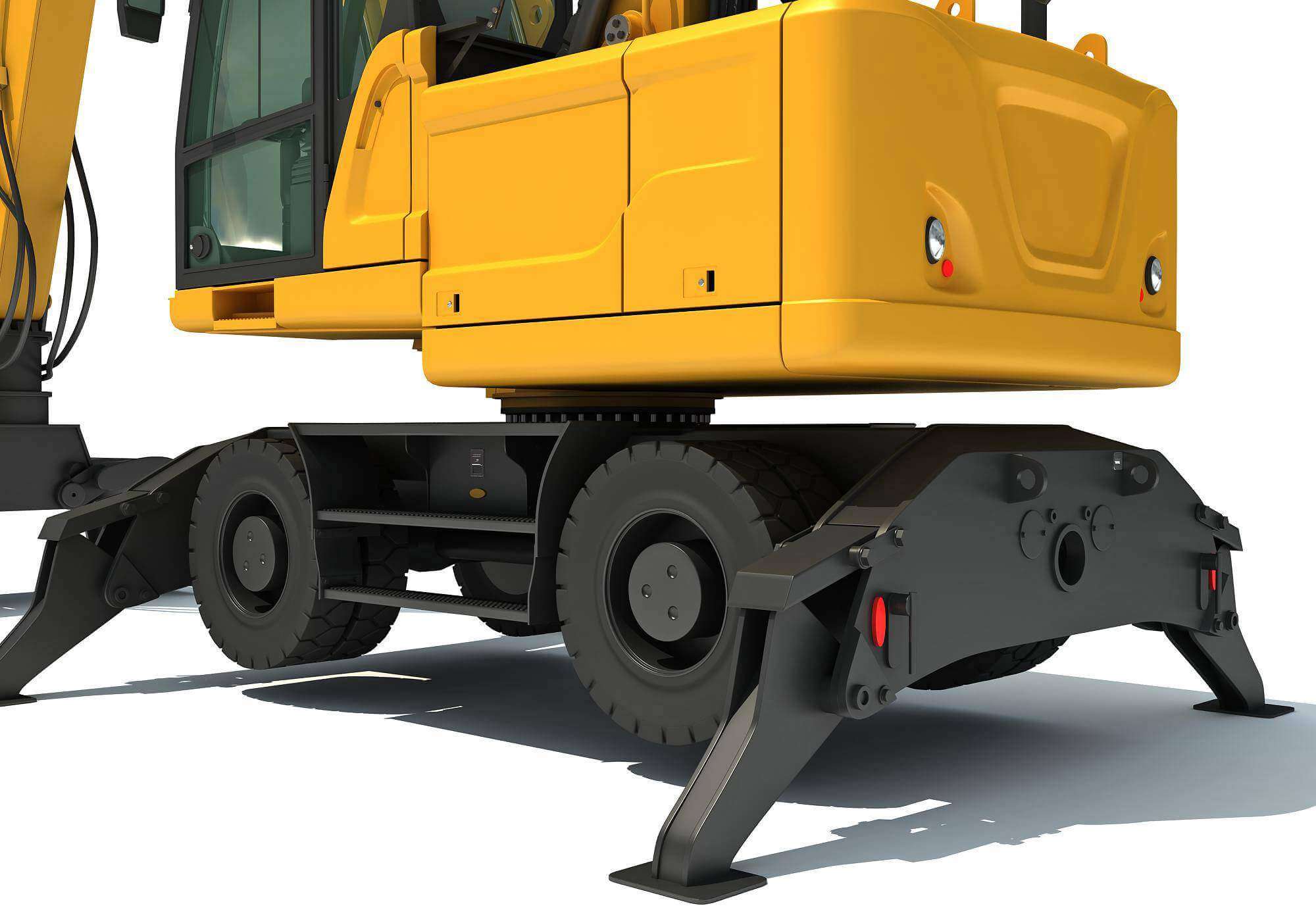 Mounted Material Handler - 3D Model by 3D Horse