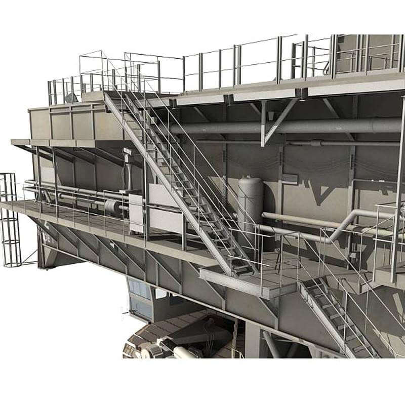 NASA Crawler and Mobile Launch Platform - 3D Model by 3D Horse