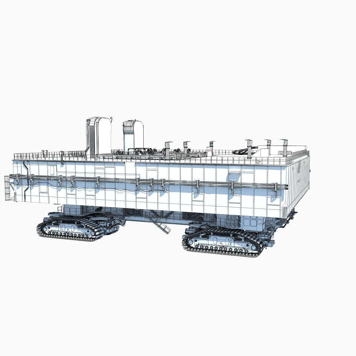 NASA Crawler and Mobile Launch Platform - 3D Model by 3D Horse