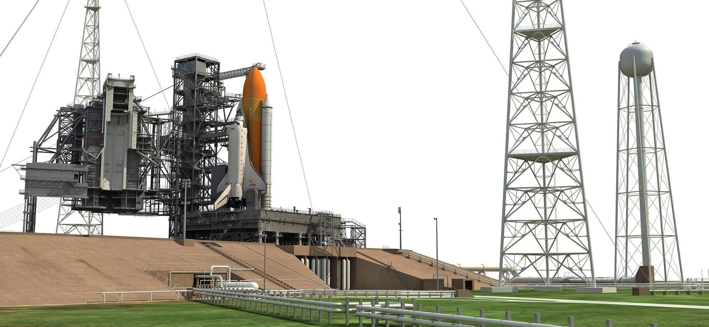 NASA Launch Complex 39B - 3D Model by 3D Horse