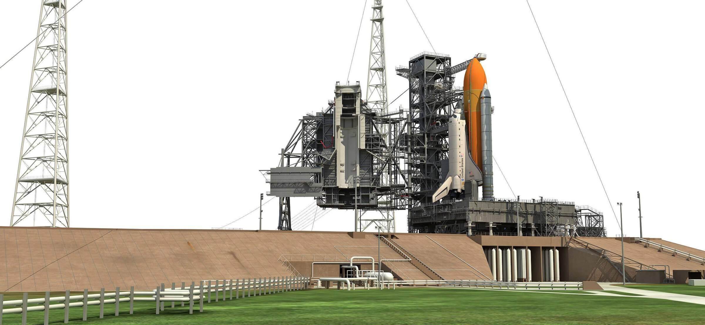 NASA Launch Complex 39B - 3D Model by 3D Horse