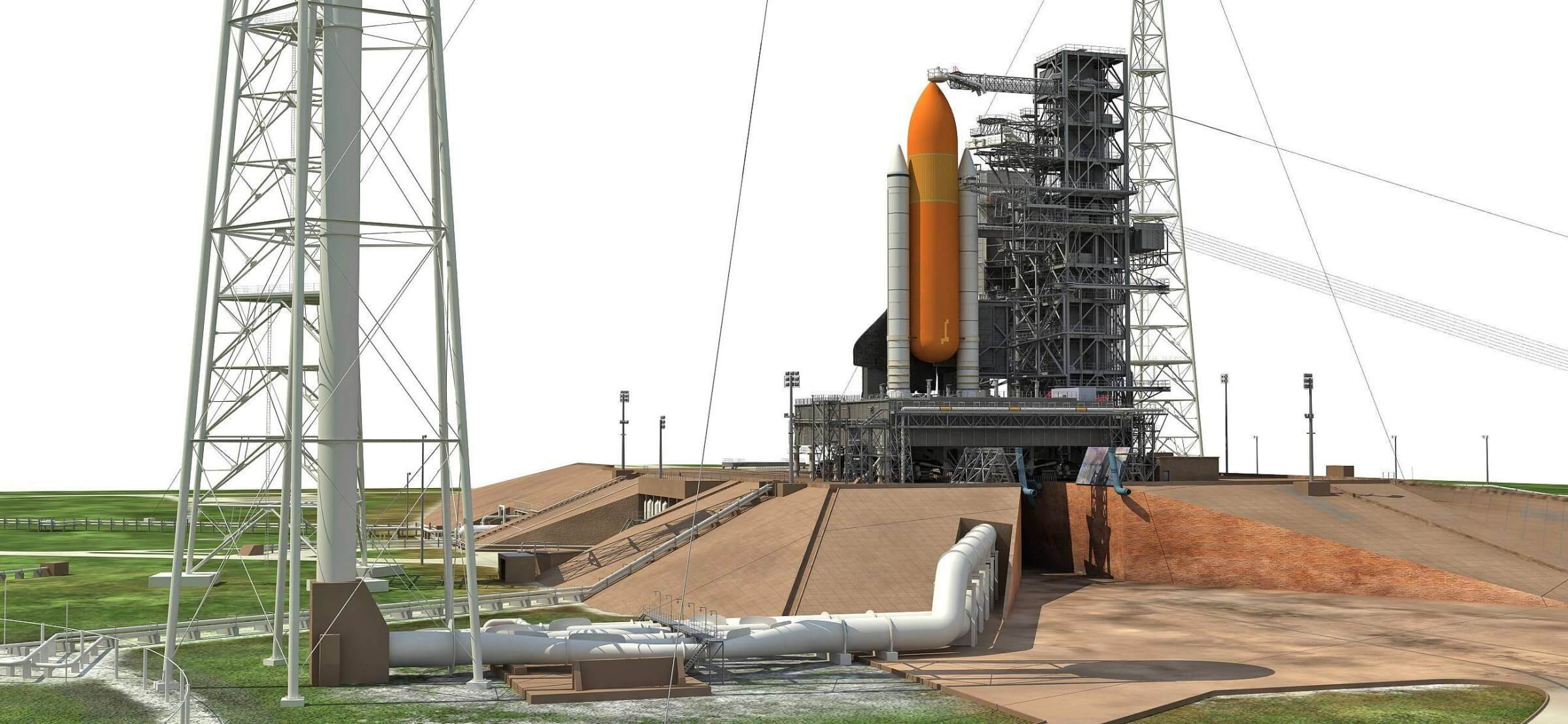 NASA Launch Complex 39B - 3D Model by 3D Horse