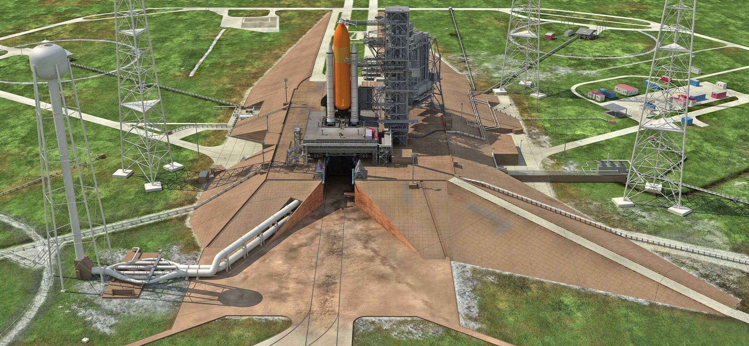 NASA Launch Complex 39B - 3D Model by 3D Horse