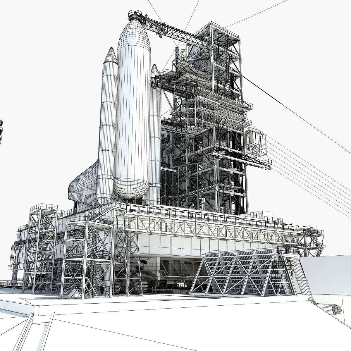 NASA Launch Complex 39B - 3D Model by 3D Horse