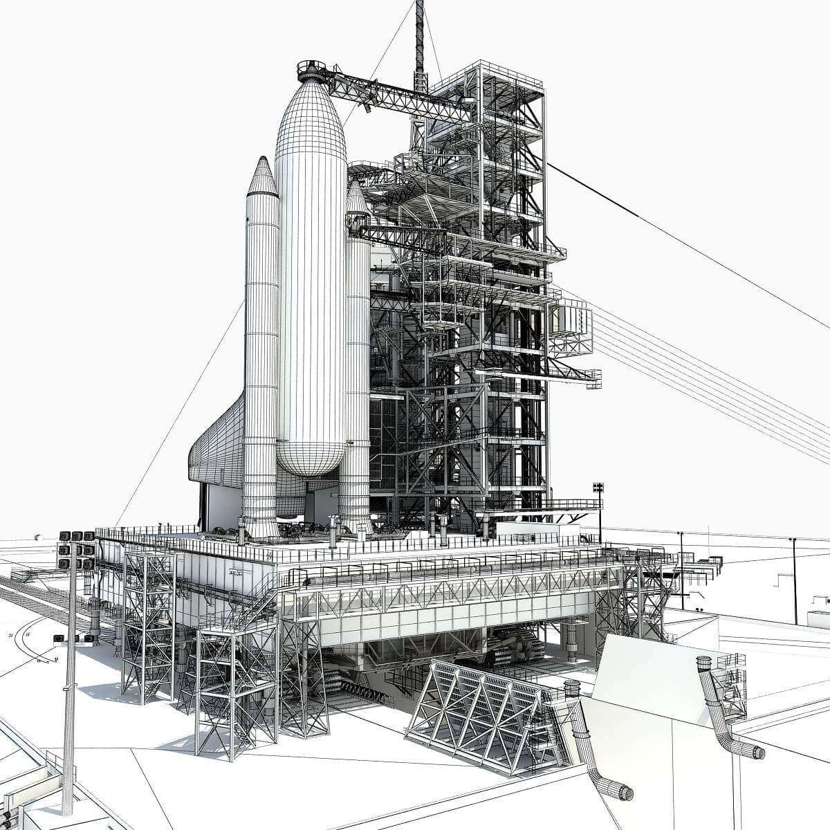 NASA Launch Complex 39B - 3D Model by 3D Horse