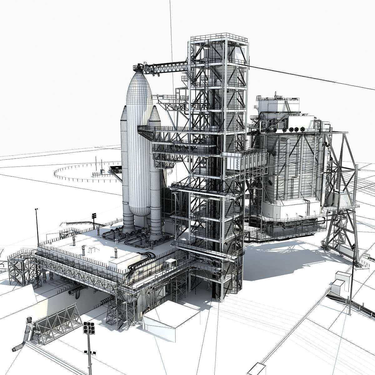 NASA Launch Complex 39B - 3D Model by 3D Horse