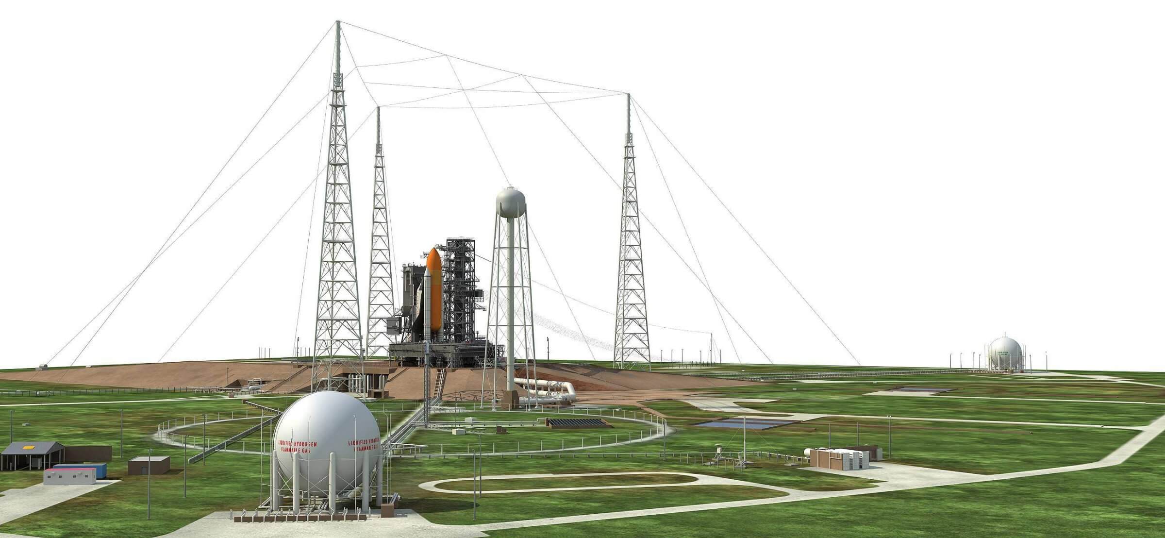 NASA Launch Complex 39B - 3D Model by 3D Horse