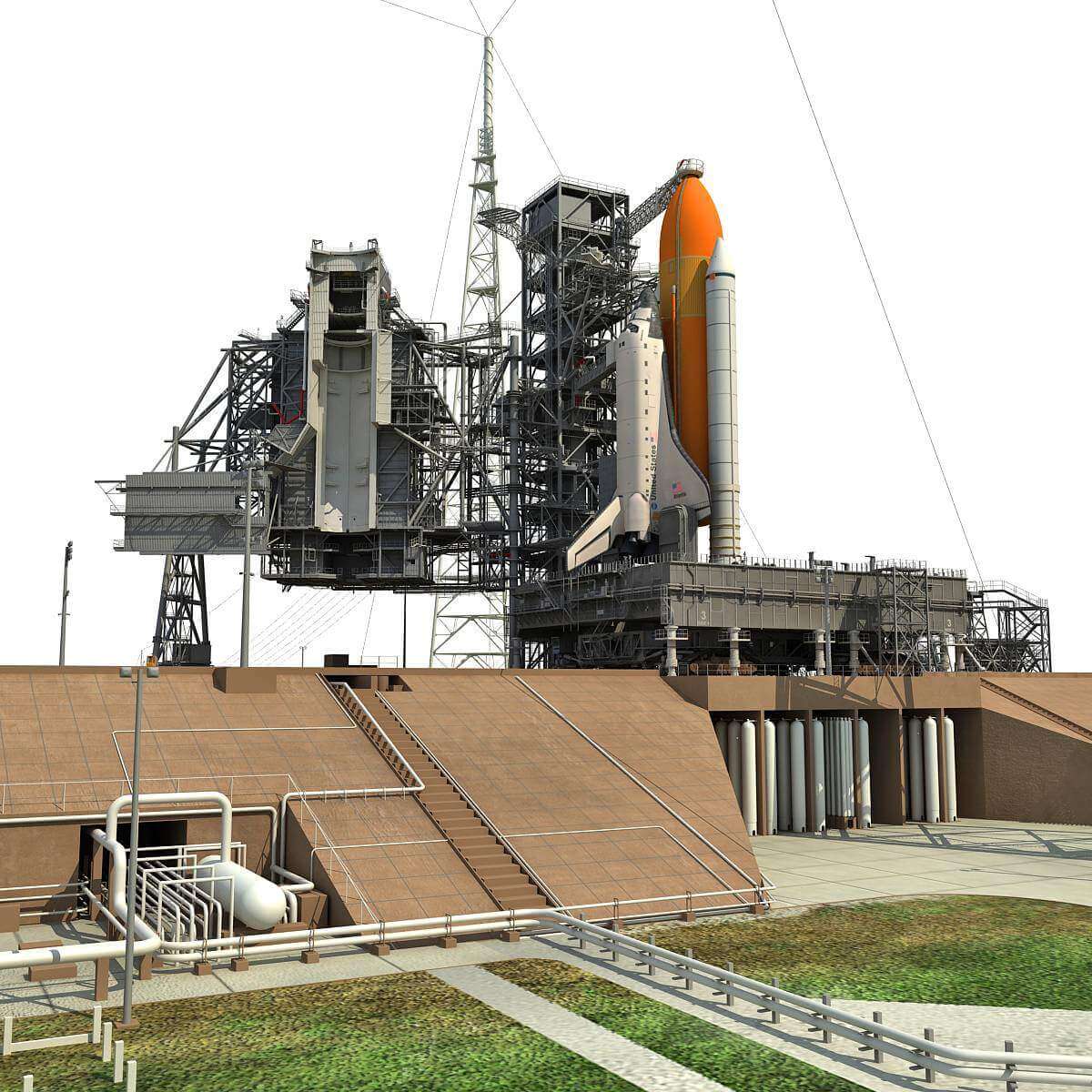 NASA Launch Complex 39B - 3D Model by 3D Horse