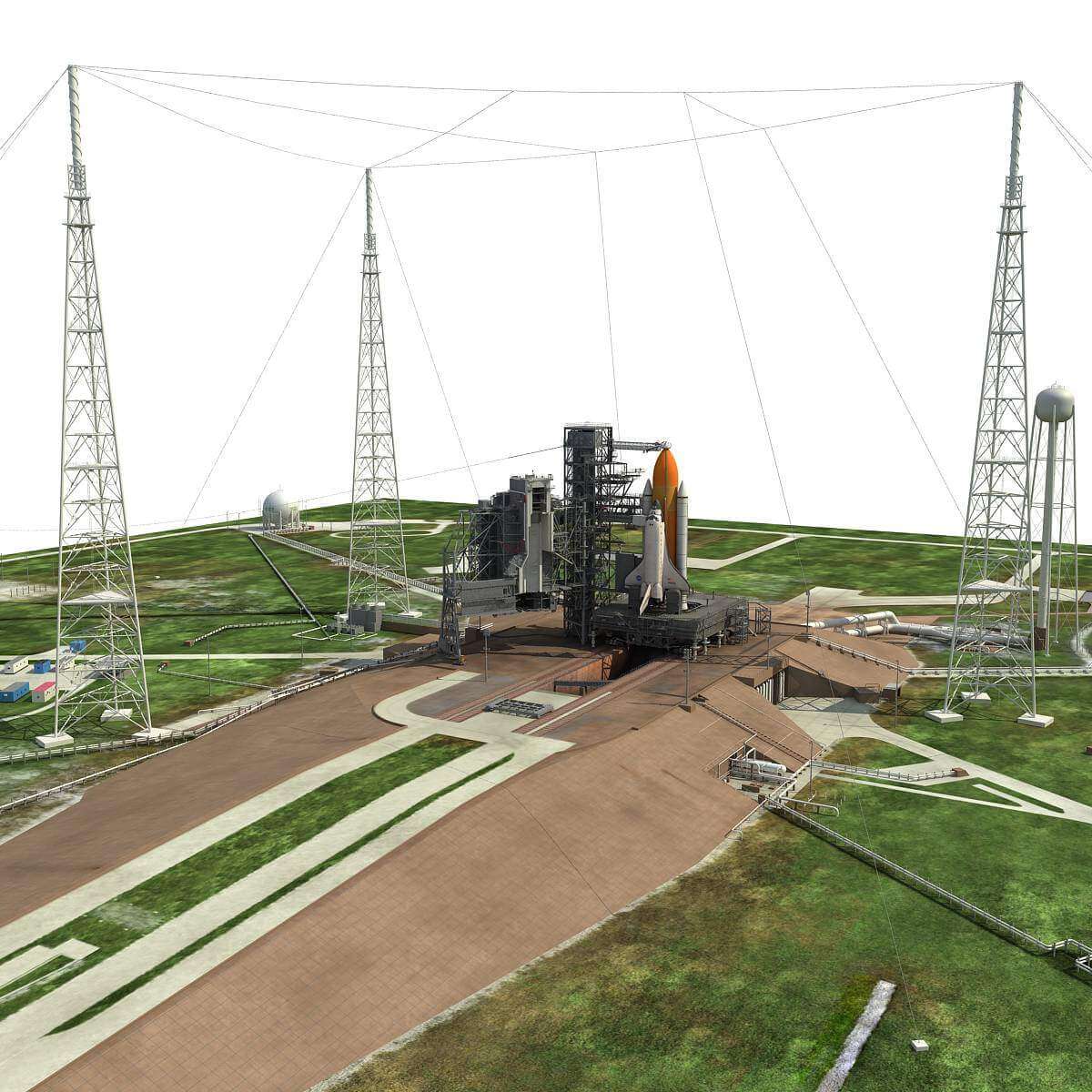 NASA Launch Complex 39B - 3D Model by 3D Horse