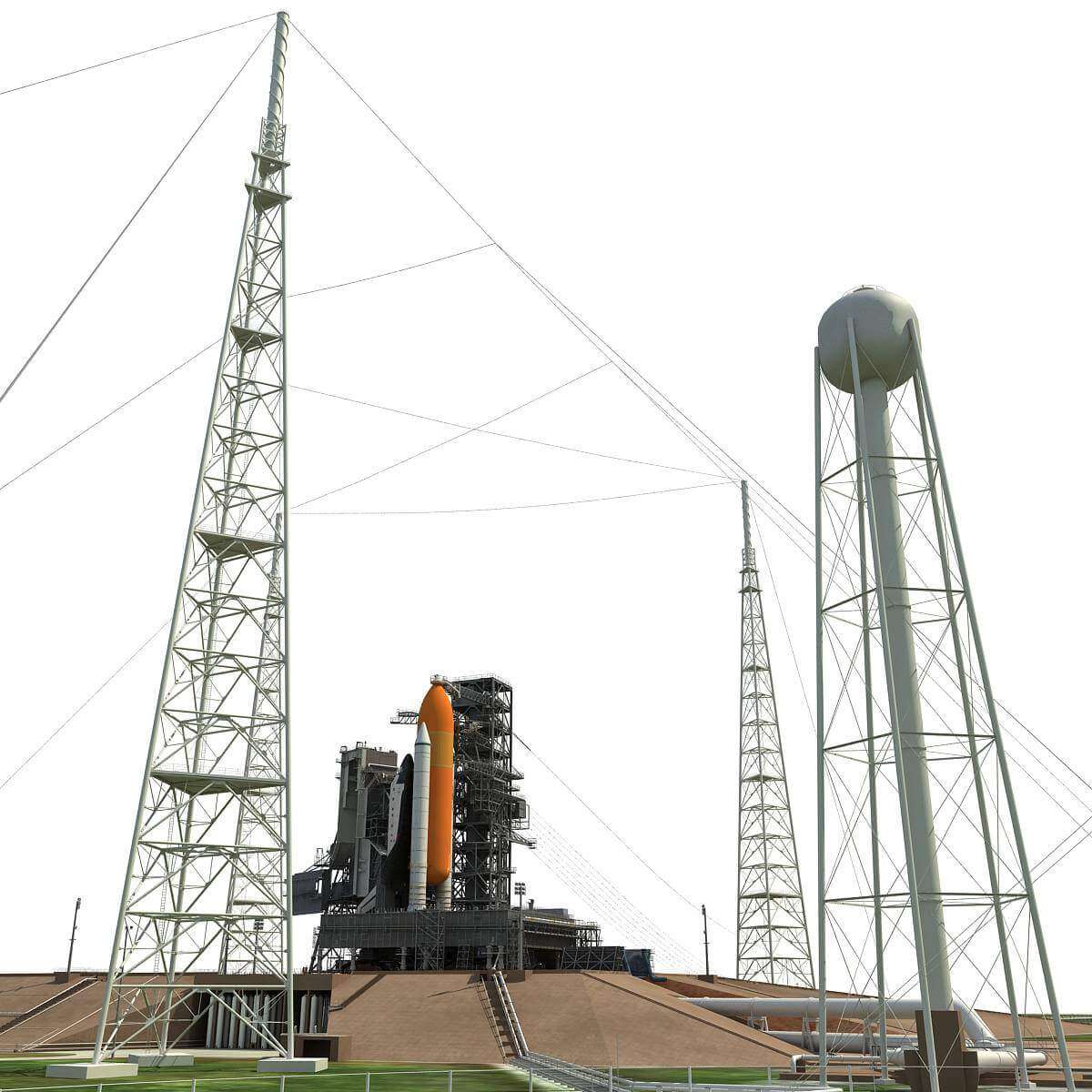 NASA Launch Complex 39B - 3D Model by 3D Horse