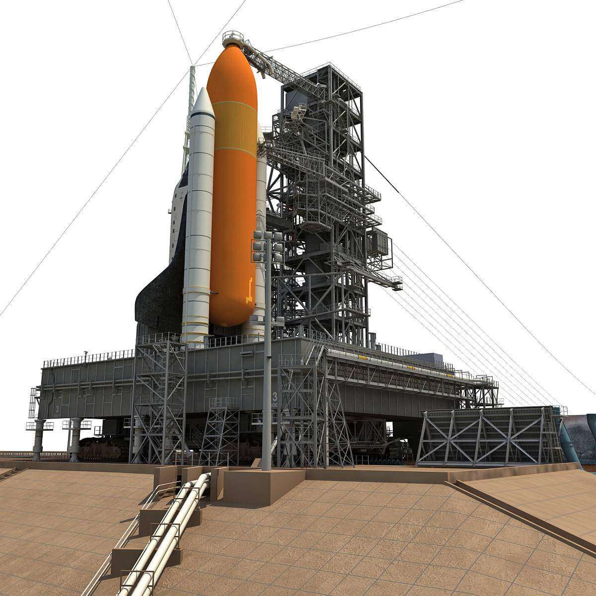 NASA Launch Complex 39B - 3D Model by 3D Horse