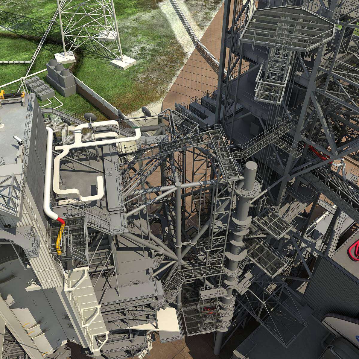 NASA Launch Complex 39B - 3D Model by 3D Horse