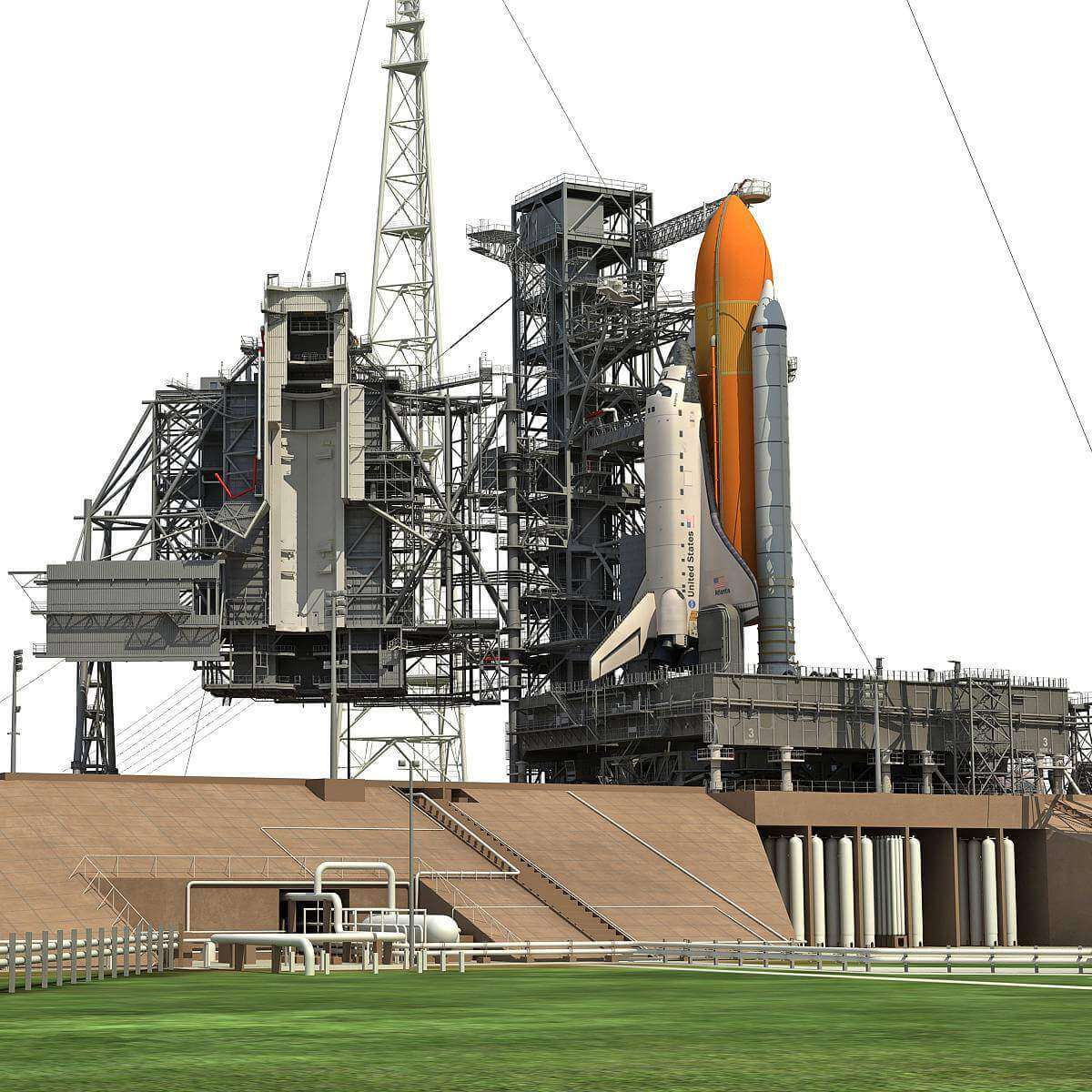NASA Launch Complex 39B - 3D Model by 3D Horse
