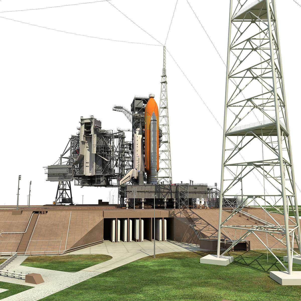 NASA Launch Complex 39B - 3D Model by 3D Horse