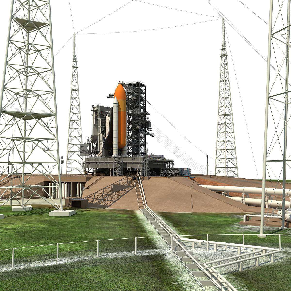 NASA Launch Complex 39B - 3D Model by 3D Horse