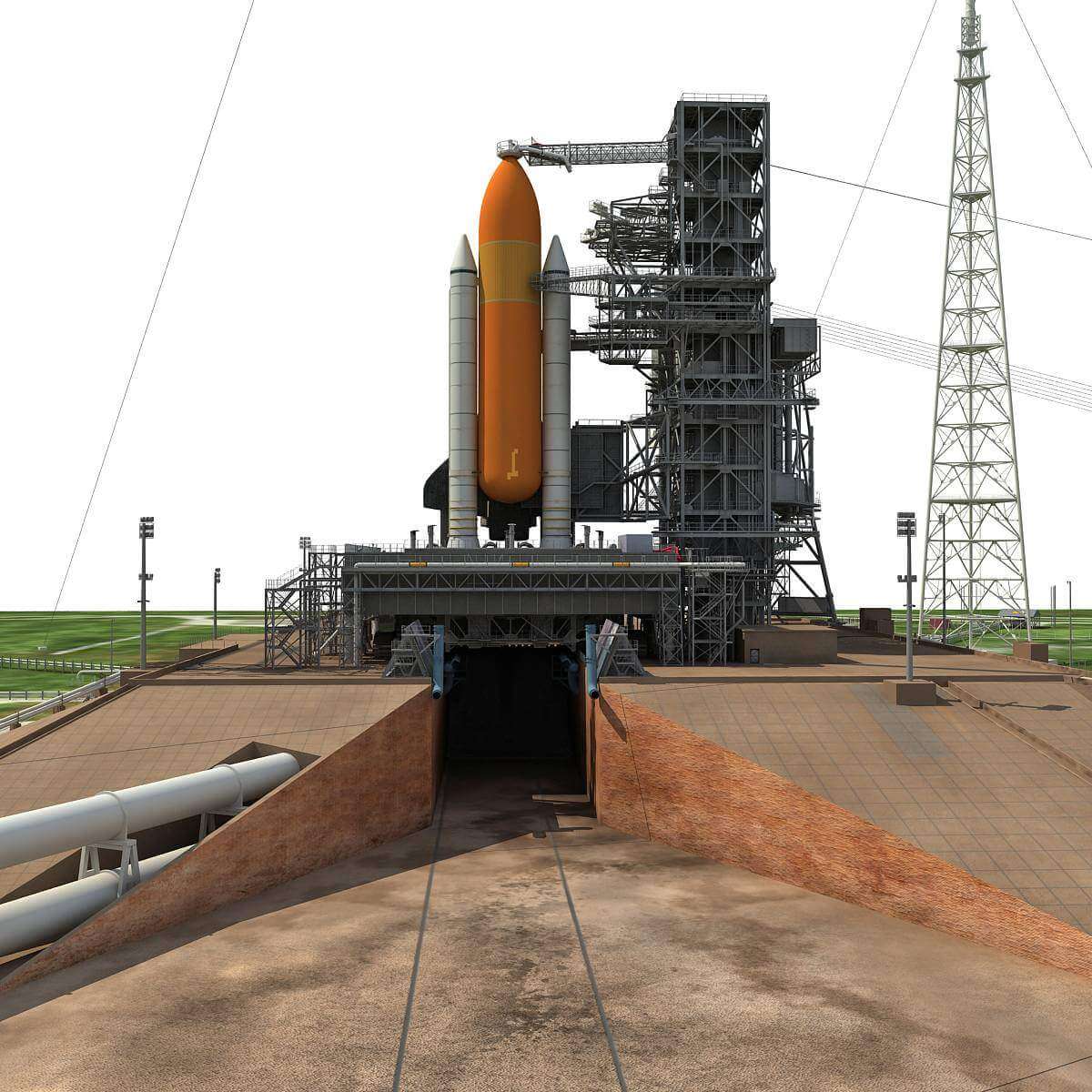 NASA Launch Complex 39B - 3D Model by 3D Horse