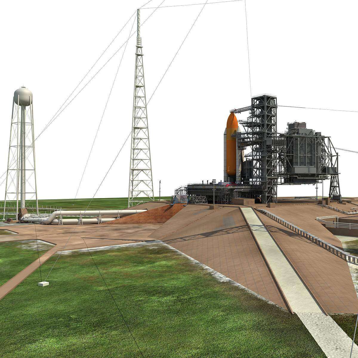 NASA Launch Complex 39B - 3D Model by 3D Horse