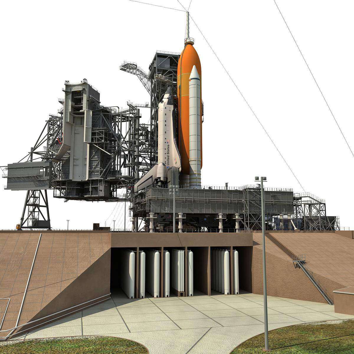 NASA Launch Complex 39B - 3D Model by 3D Horse