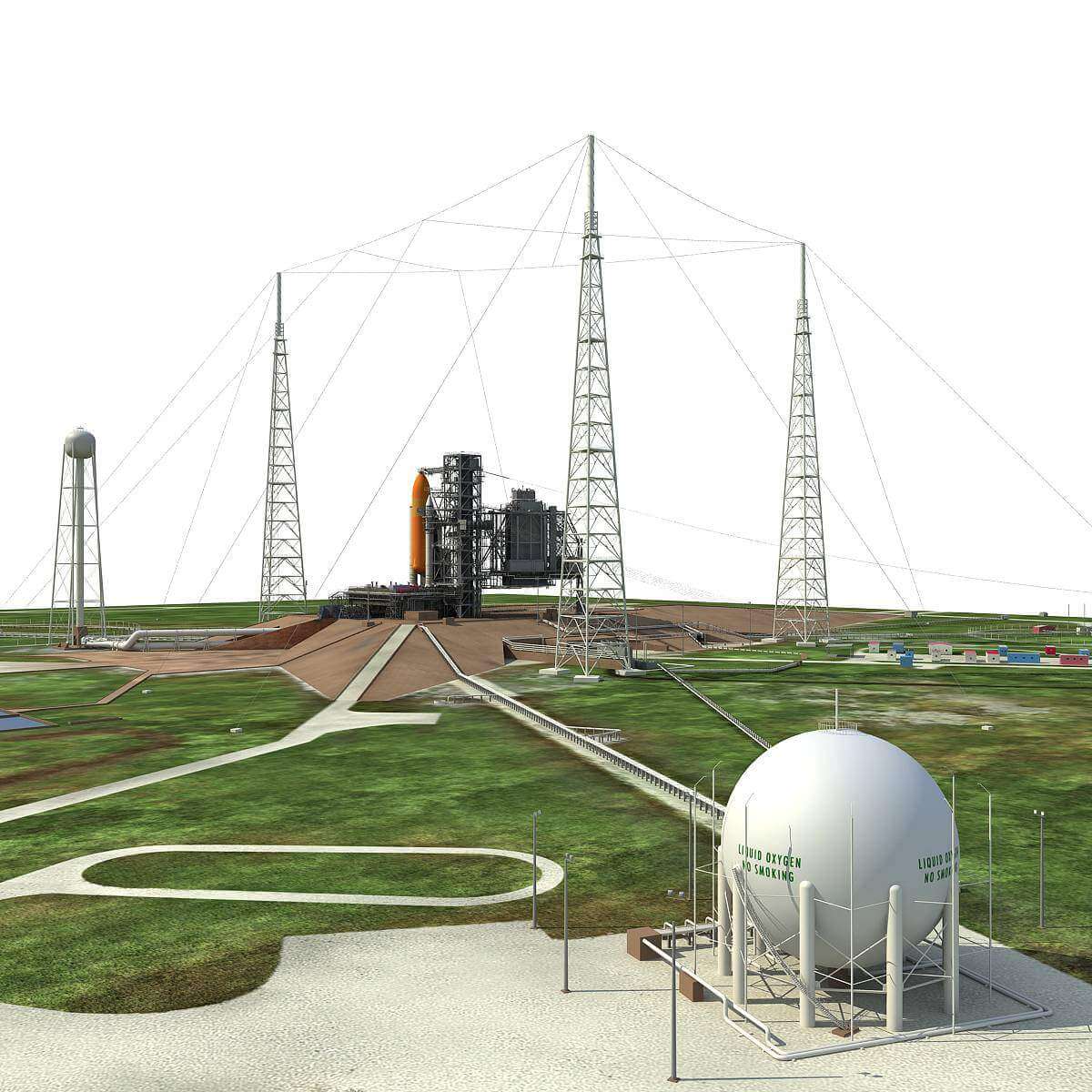 NASA Launch Complex 39B - 3D Model by 3D Horse