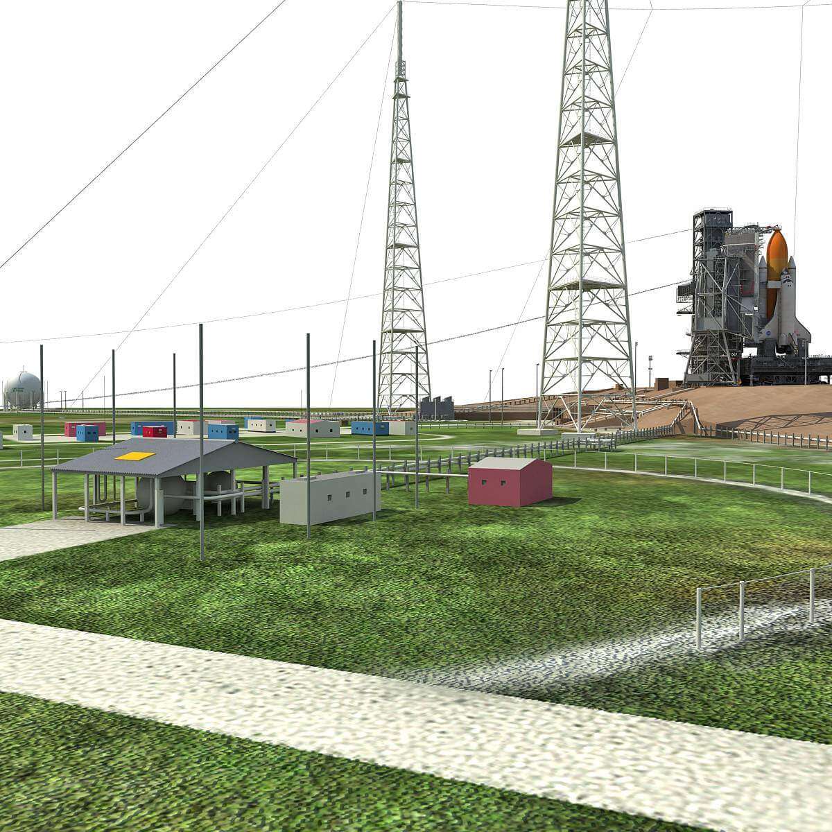 NASA Launch Complex 39B - 3D Model by 3D Horse