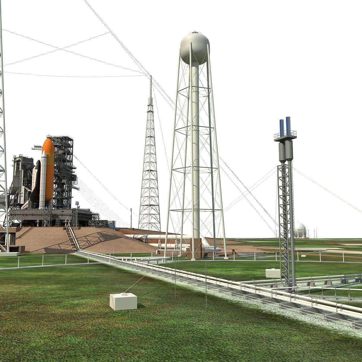 NASA Launch Complex 39B - 3D Model by 3D Horse