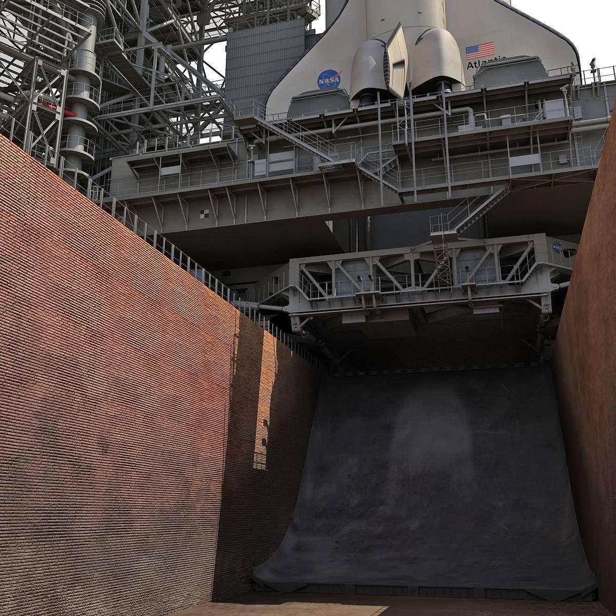 NASA Launch Complex 39B 3D Model