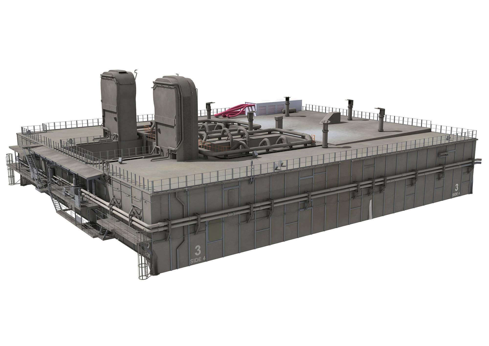 NASA Mobile Launch Platform V2 3D Model