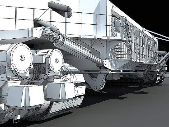 NASA Shuttle Crawler Transporter - 3D Model by 3D Horse