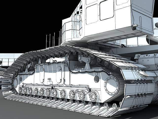 NASA Shuttle Crawler Transporter - 3D Model by 3D Horse