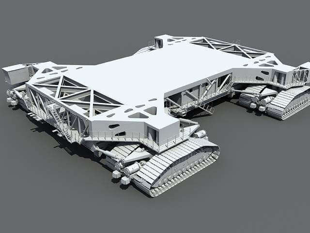 NASA Shuttle Crawler Transporter - 3D Model by 3D Horse