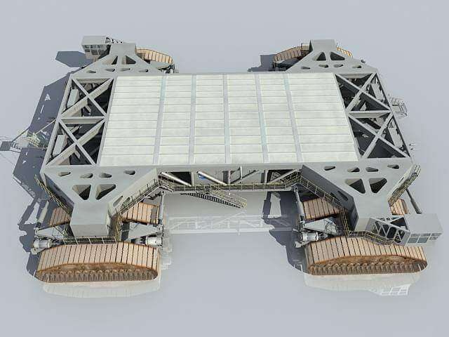 NASA Shuttle Crawler Transporter - 3D Model by 3D Horse