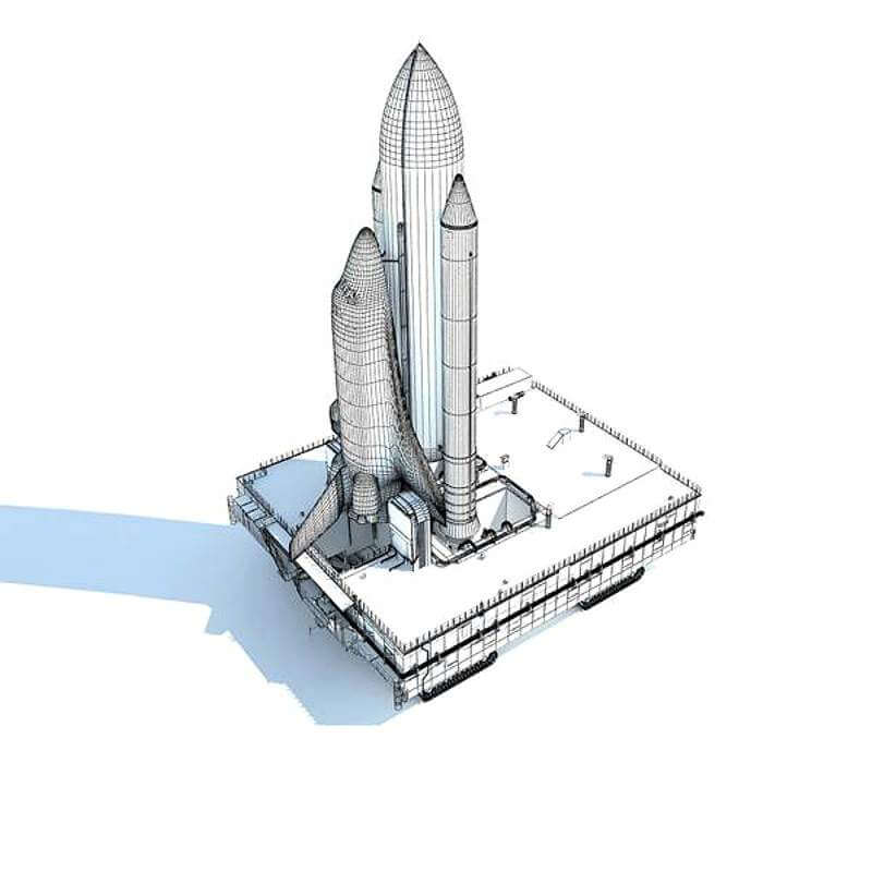 NASA Shuttle Launch Pad - 3D Model by 3D Horse
